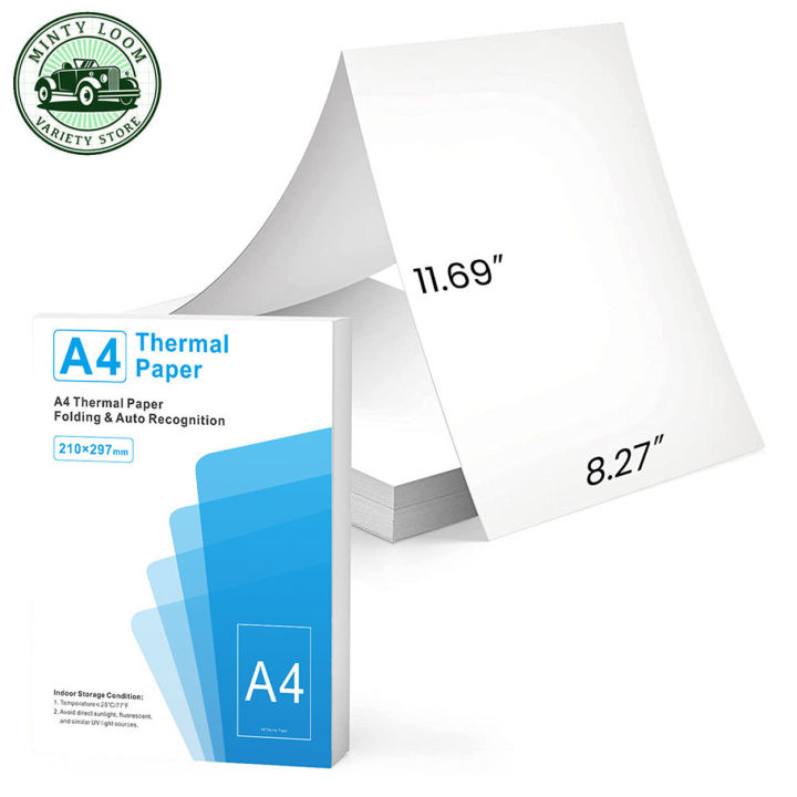 A4 Thermal Paper Compatible Thermal Paper Replacement for Portable A4 ...