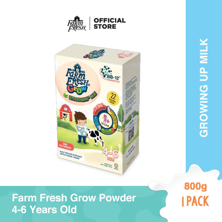 Farm Fresh Grow Powder 4-6 Years Old 800g | Lazada