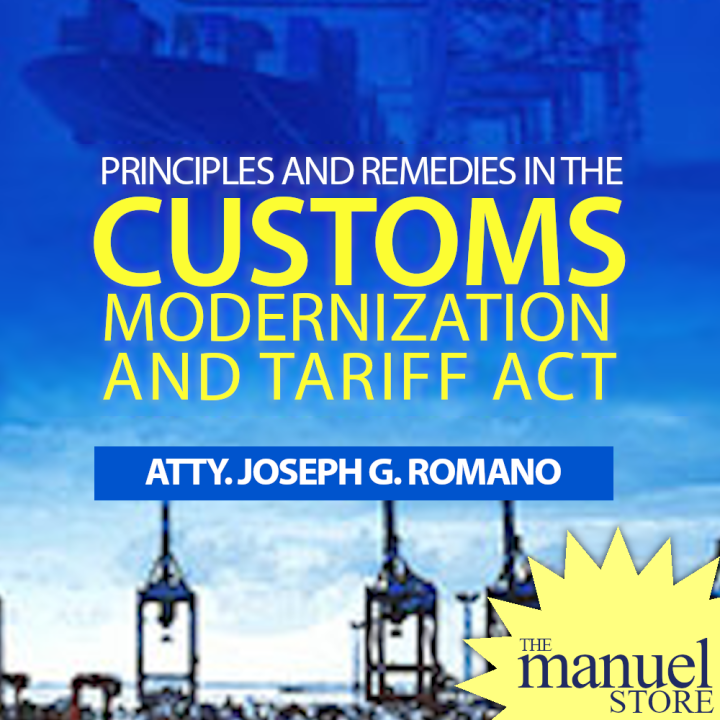 Romano (2016) - CMTA: Customs Modernization and Tariff Act, Principles ...