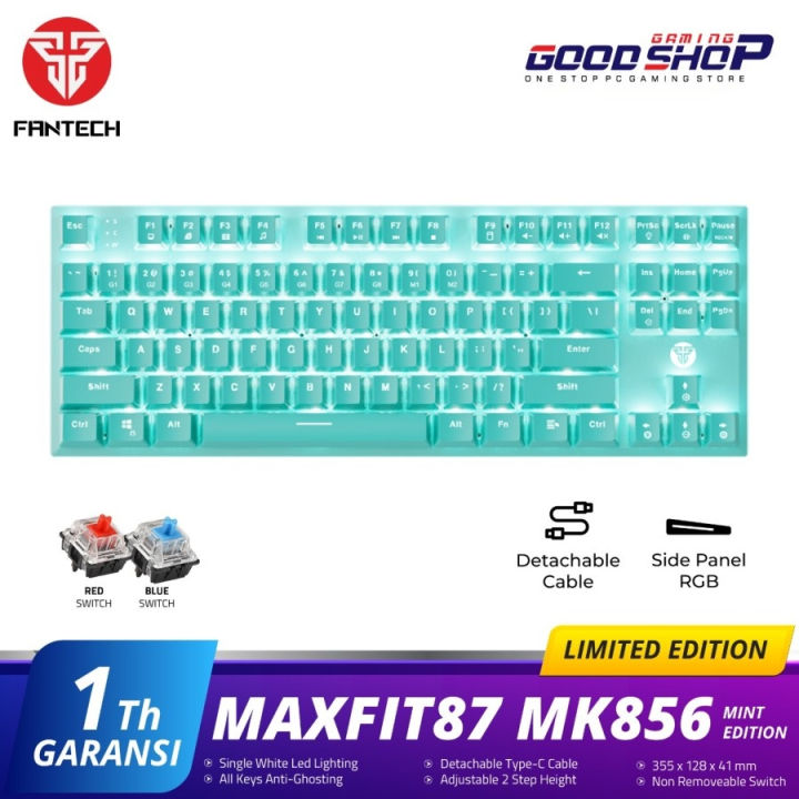Fantech MINT EDITION MAXFIT87 MK856 Mechanical - Keyboard Gaming ...