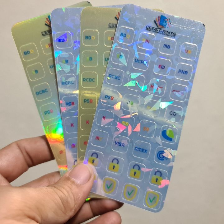 ATM CVV Cover Sticker - 1.5cm and 1cm all pack - HQ | Lazada PH