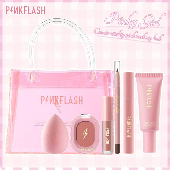 PINKFLASH (Buy 1 Take 1 bag) Make up Sets gift set bundle Oil control ...