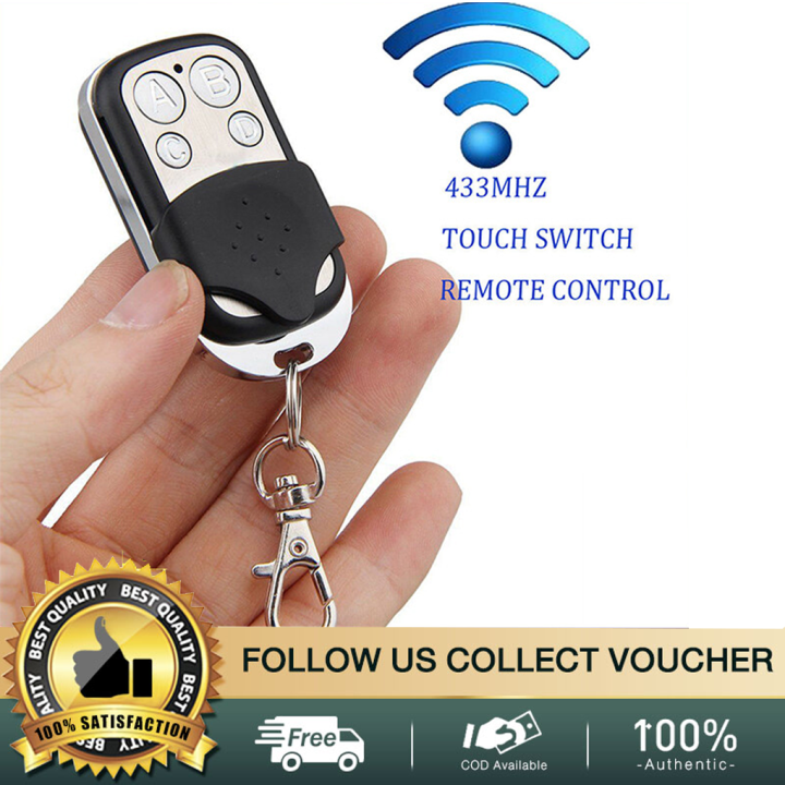 ประตูโคลนไฟฟ้าประตูโรงรถ4Hannel รีโมทคอนโทรล Fob 433Mhz Key Fob ...