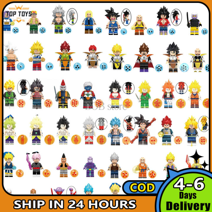 Coolplay【ready stock】Minifigures Animation Series Seven Dragon Ball ...