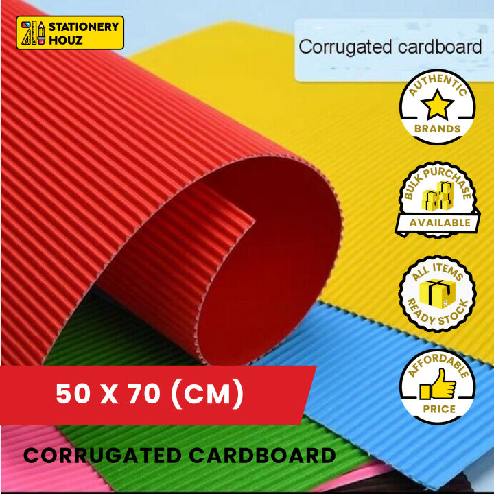 Stationery Houz Corrugated Paper Board ( 50x70 cm ) Color Corrugated ...