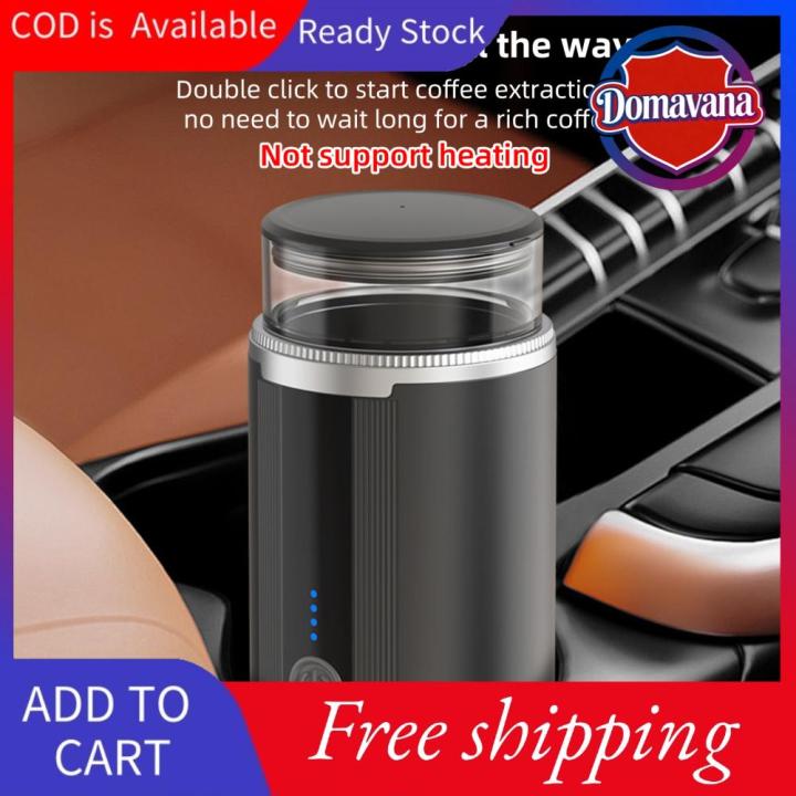 Domavana Portable Electric Espresso Coffee Machine One Button Operation ...