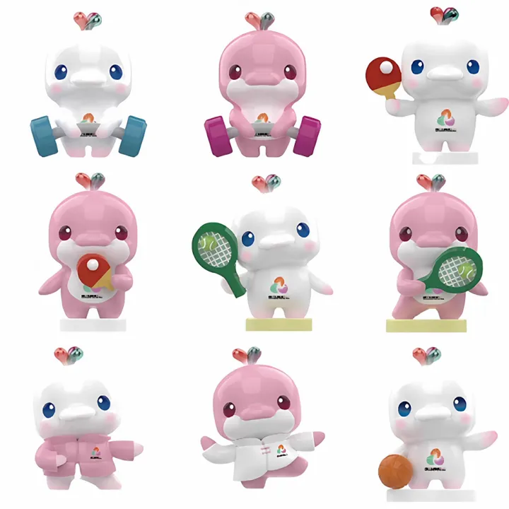 JoyPod Mini-Figures: 15th National Games Mascot PVC Model Doll Blind ...