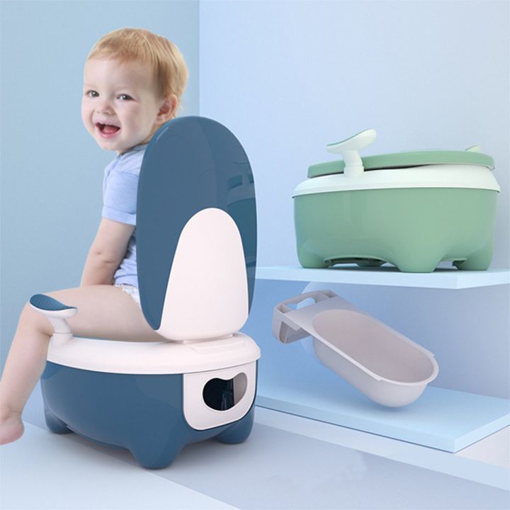 Anti Splash Kids Baby Potty Training Foldable Seat Removable Inner ...