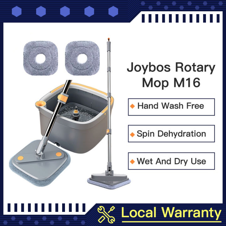 Joybos Original Rotating Mop Separated Dirty Water Spin Mop Bucket ...