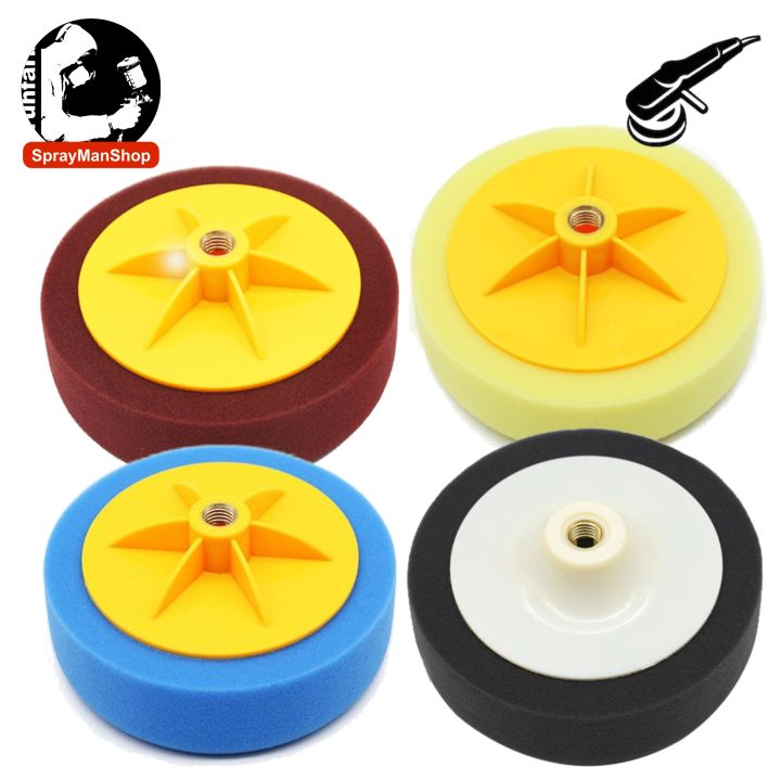 GMop Professional Polishing Foam Pad 150mm 6" M14 & M16 Spindle | Lazada