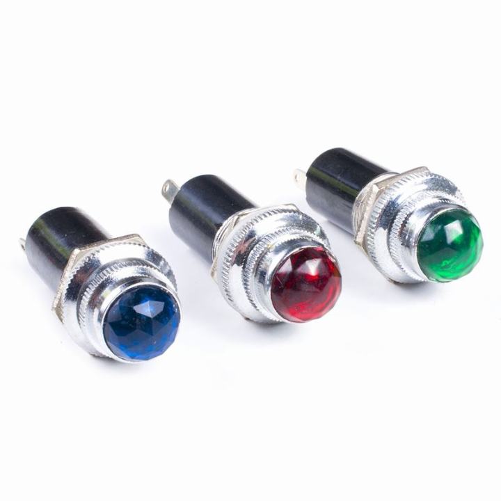 Blue / Red / Green 6.3V 12V 110V 220V Changeable Bulb Power Pilot lamp ...
