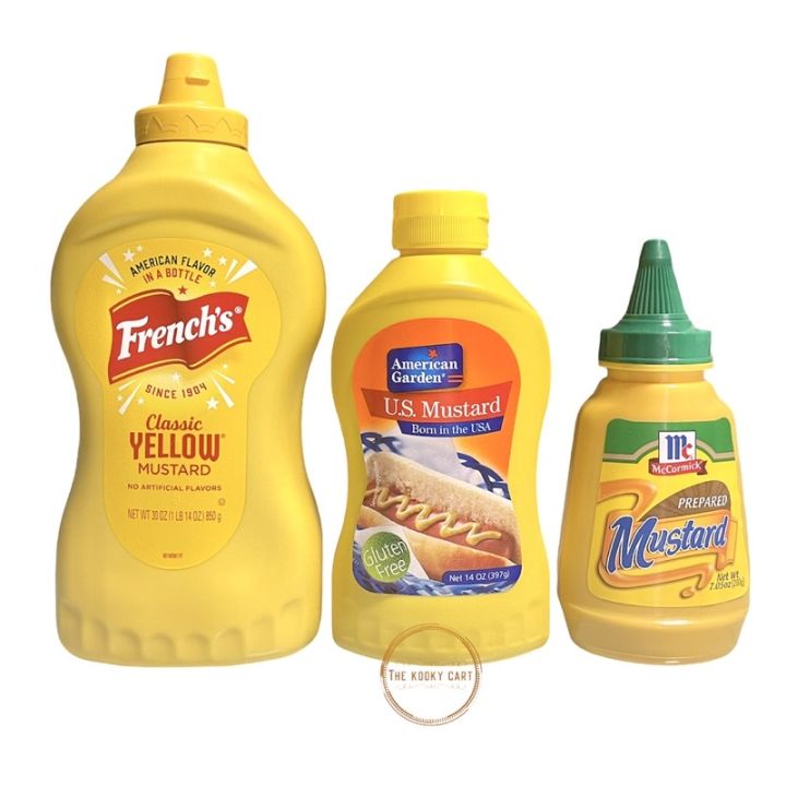 Mustard Classic Yellow Prepared Sauce Dip (Frenchs American Garder Mc ...