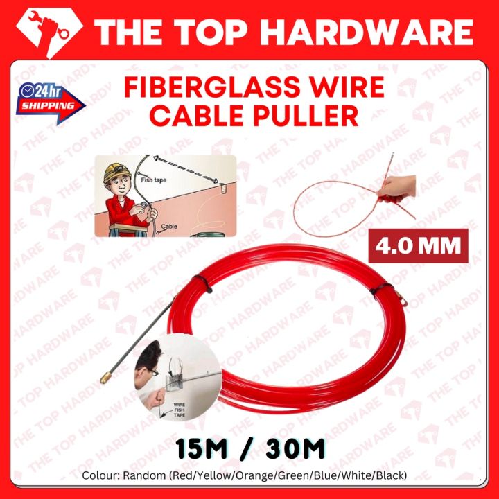 *READY STOCK* WIRE PULLER CABLE PULLER ELECTRICAL WIRE PULLER 15M 30M ...