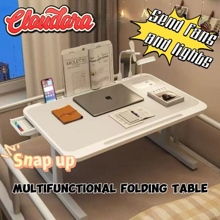Home Office Desk Study Multi-function Bed Folding Desk Small Bed Table Study Office High Quality ...