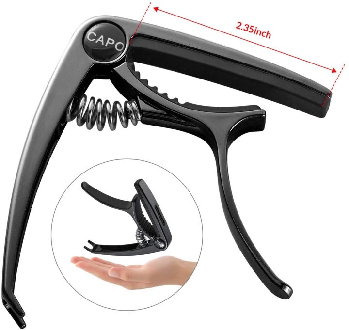 Silver Guitar Capo 6/12 Strings Acoustic Electric Guitar Capo | Lazada PH