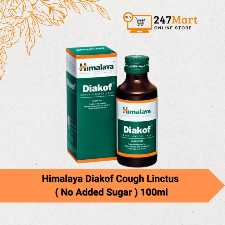 Himalaya Diakof Cough Linctus ( No Added Sugar ) 100ml | Lazada