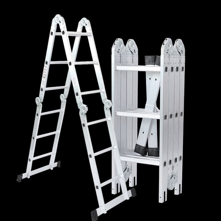 FANG TAI [3 years warranty] Aluminum alloy folding ladder telescopic 12 ...