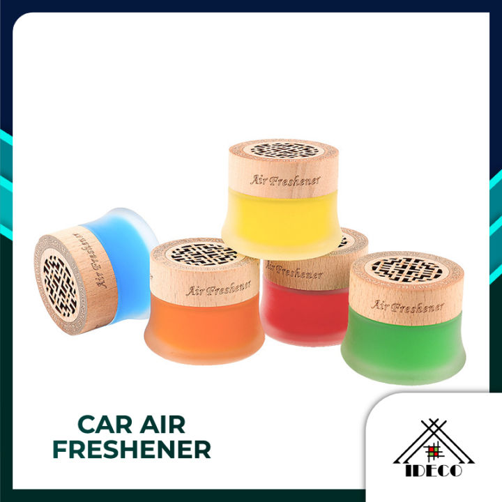 iDECO Car Air Freshener Deodorant Car Perfume Car Supplies Wood Grain ...