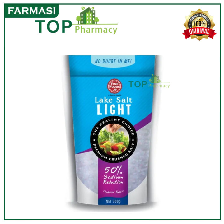 Fine Foods Lake Salt Light 50% Sodium Reduction 300g | Lazada