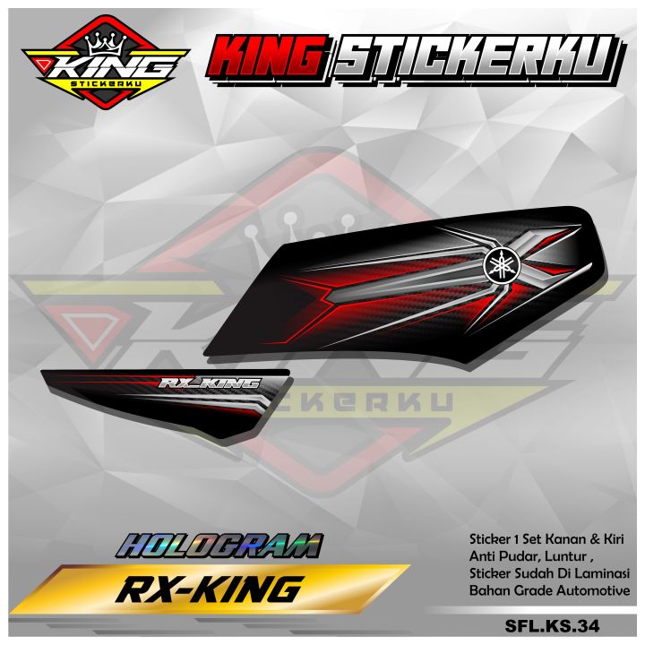 Sticker Striping Lis Variasi RX King - Stiker Striping Aksesoris Motor ...