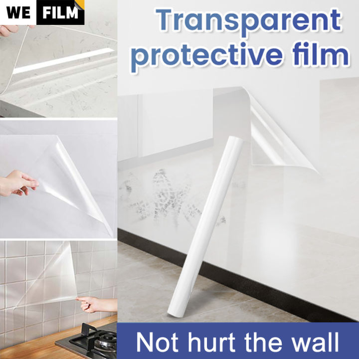 Transparent Wallpaper Latex Paint Wall Protective Film Transparent ...
