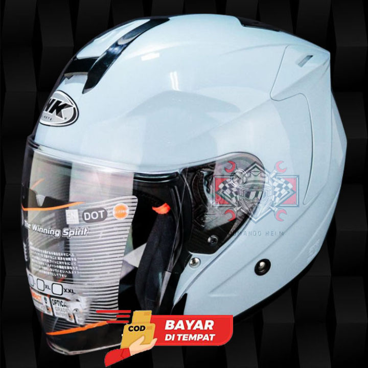 INK DYNAMIC SOLID STEEL BLUE - HELM SINGLE VISOR | Lazada Indonesia