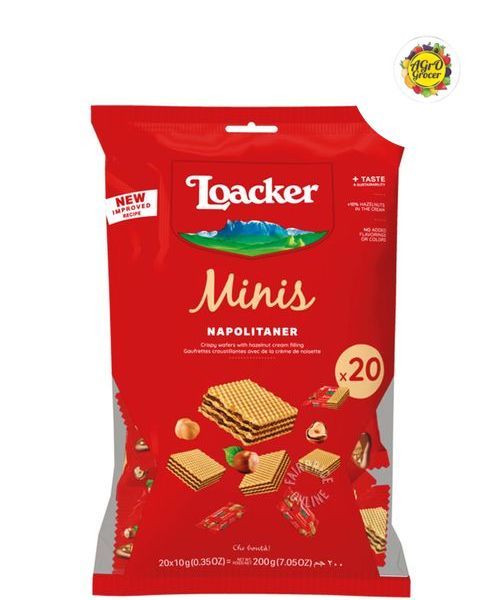 Loacker Classic Mini Crispy Wafers - Napolitaner (20 x 10g) | Lazada