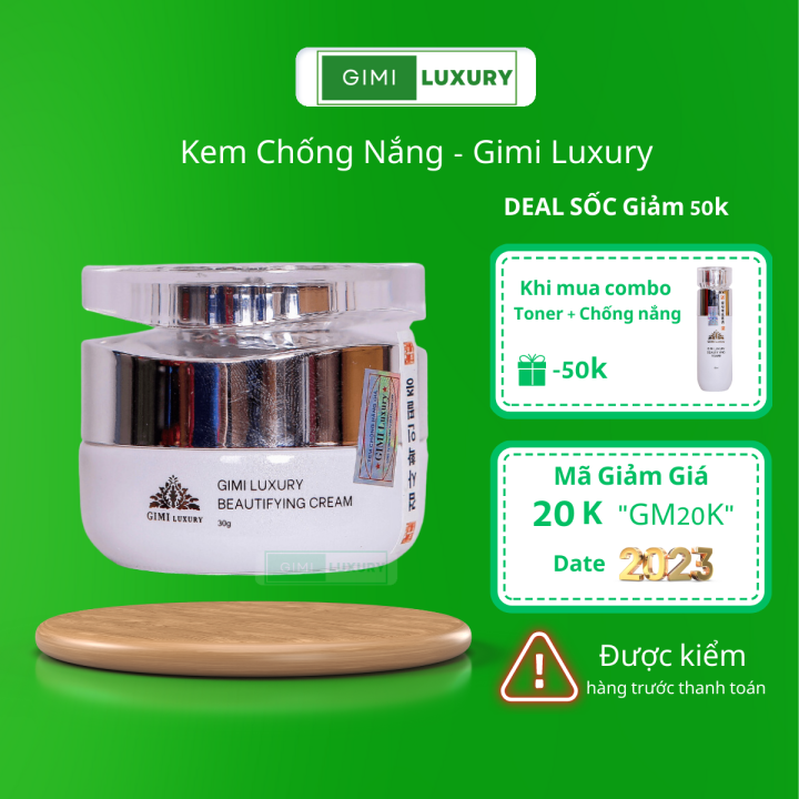 (Chính Hãng 100%) Kem Chống Nắng GiMi Luxury Hàn Quốc (Beautifying ...
