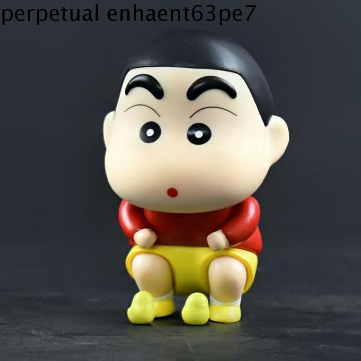 ETUALE ชินจังไขลาน ชินจัง โมเดล ช้อปปิ้ง ฟิกเกอร์เครยอนชินจัง อุปกรณ์ ...