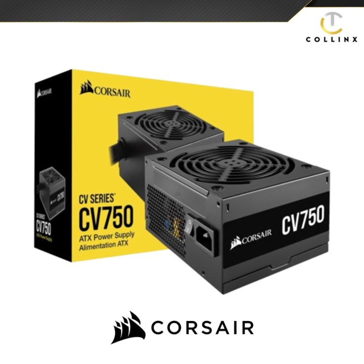 750W Corsair CX750 80+ Bronze Power Supply | True-Rated For CPU Desktop PC | For Gaming Work ...