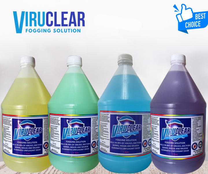 Fog Solution Viruclear Disinfects germs for cars, home, office ...