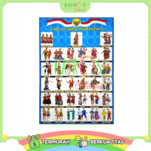 Poster Tarian Adat Nusantara | Lazada Indonesia