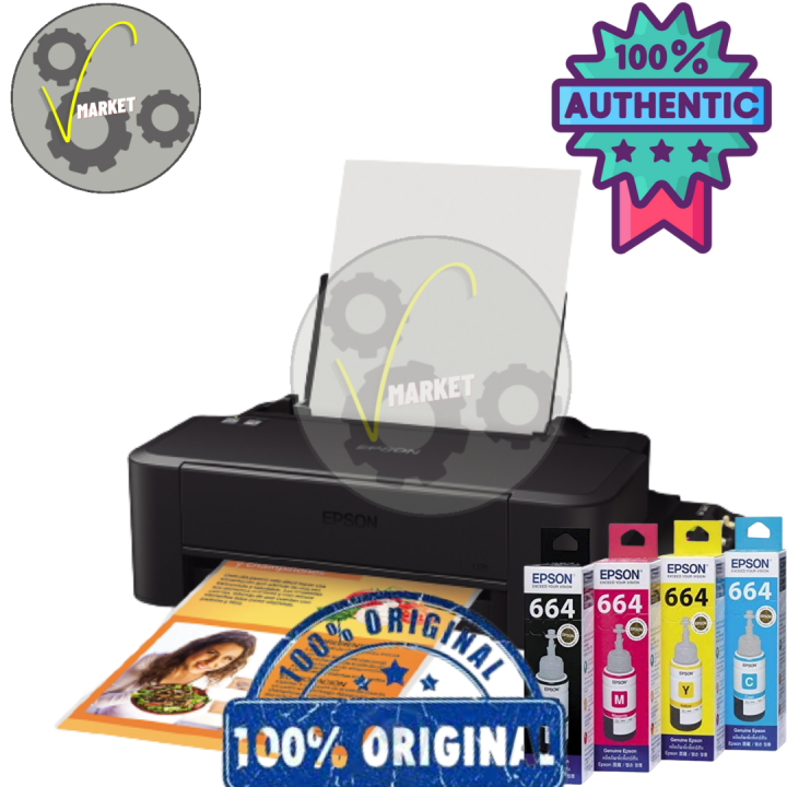 ORIGINAL Epson L120 / L121 Ink Tank CISS Printer included Ink 40ml (Sale & Affordable) | Lazada PH