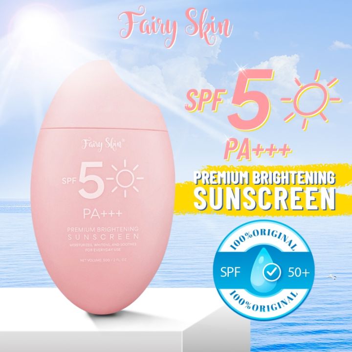 BUY 1 TAKE 1 Fairy Skin Sun Screen Premium Brightening Sunscreen SPF50 ...