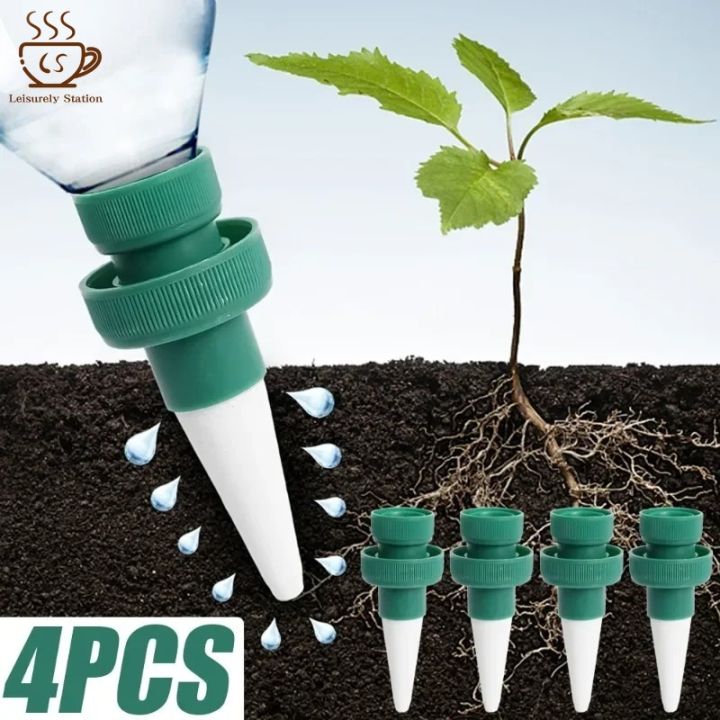 1/2/4Pcs Self-Watering Dripper Head Irrigation System Automatic Spikes ...