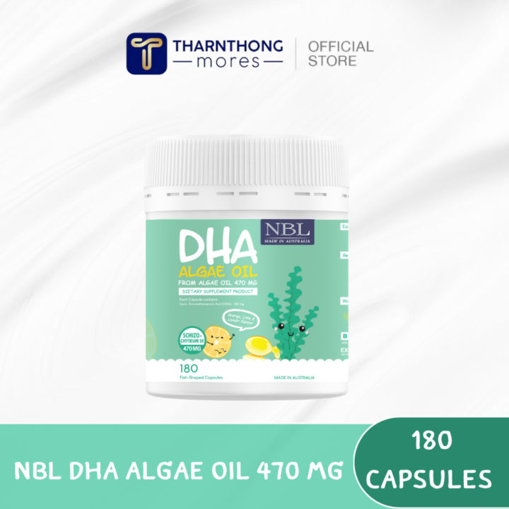 NBL DHA Algae Oil from Algae Oil 470 mg (30 Capsules)ดีเอชเอจากสาหร่าย ...