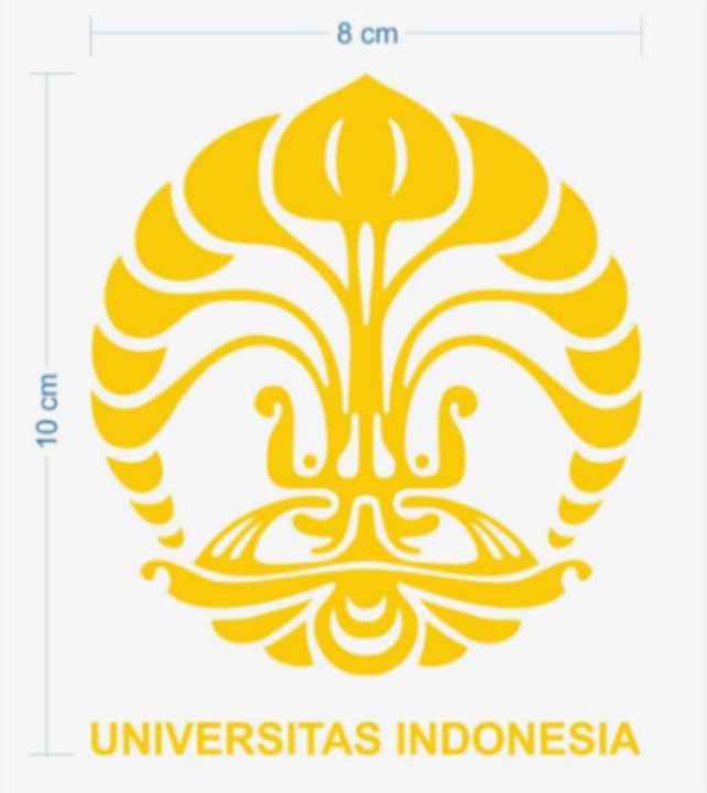 STICKER KAMPUS LOGO UI STIKER UNIVERSITAS INDONESIA PREMIUM QUALITY ...