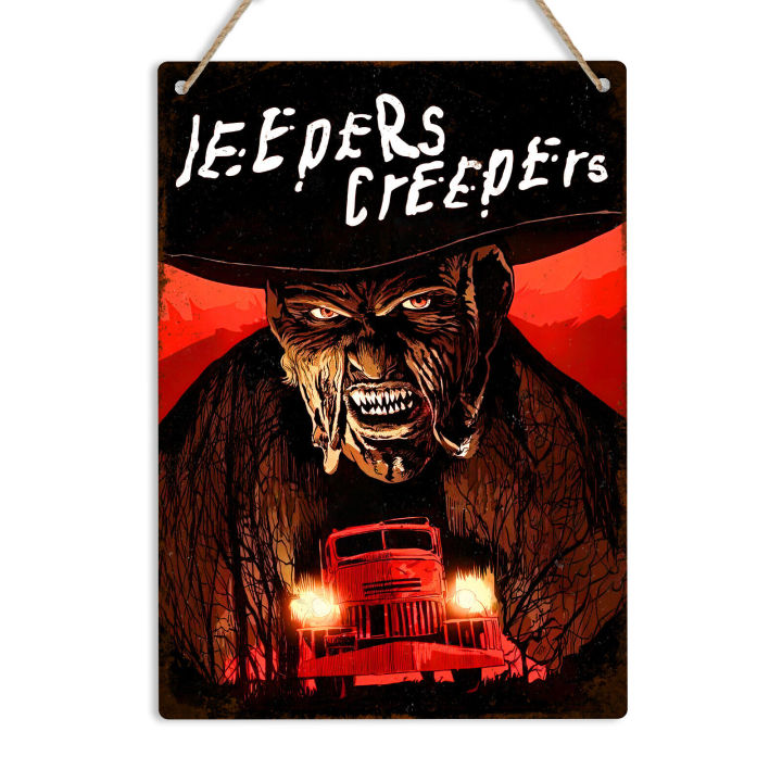 Jeepers Creepers Metal Tin Sign Horror Movie Art print Metal Wall ...