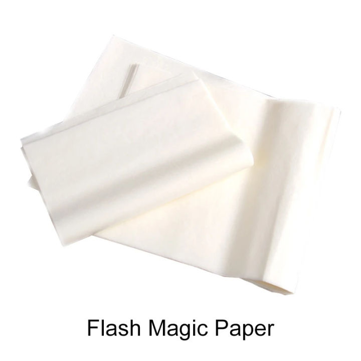 50*20cm Paper Magic Fire Prop 1/10 sheets Magic Flash Paper ...