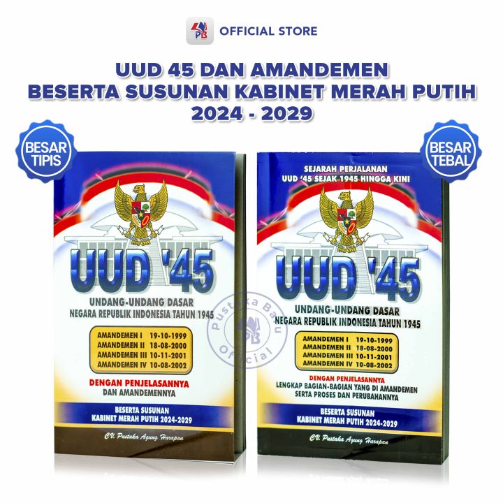 UUD 45 Beserta Sejarah Perjalanan UUD 45 & Susunan Kabinet Merah Putih ...