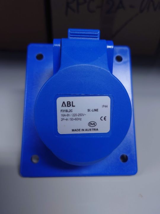 เพาเวอร์ปลั๊กตัวเมียแบบเอียง / Panel Mounted Socket Angled - ABL ...