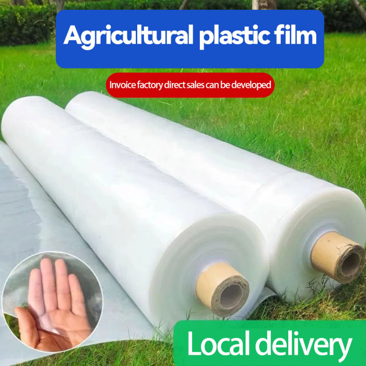 Uv Plastic Greenhouse Roofing Uv Plastic Sheet 150 Microns Plastic Mulch 9ft x 50m Garden Shed ...