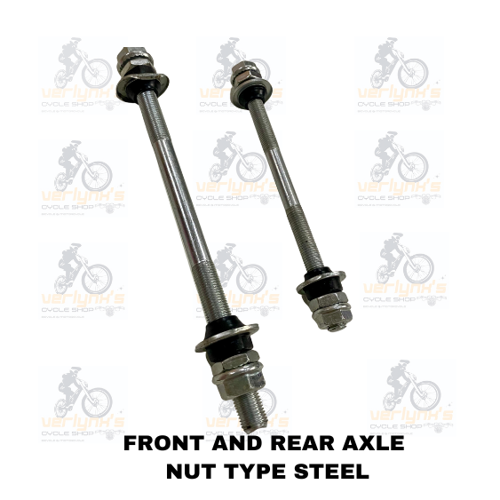 Axle Front / Rear Axle BIKE Nut Type 15cm and 18cm | Lazada PH