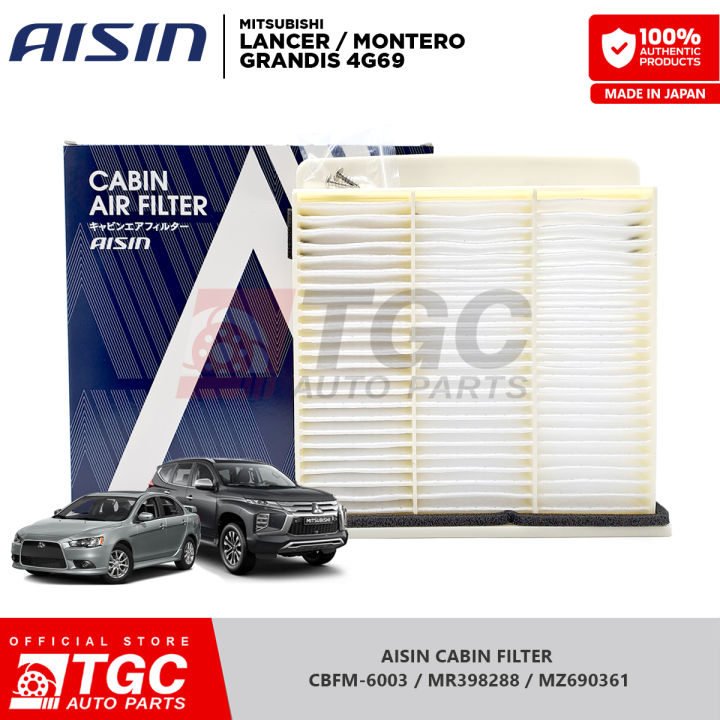 Aisin Cabin Aircon Filter Mitsubishi Lancer / Montero / Grandis 4G69 ...