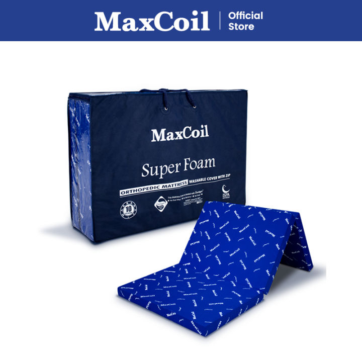 MaxCoil Super Foam 2''/3''/4'' Foldable Mattress | Available in Single ...