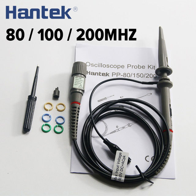 Hantek PP-80 PP-150 PP-200 O Scilloscope Probes X1 60เมกะเฮิร์ตซ์100 ...
