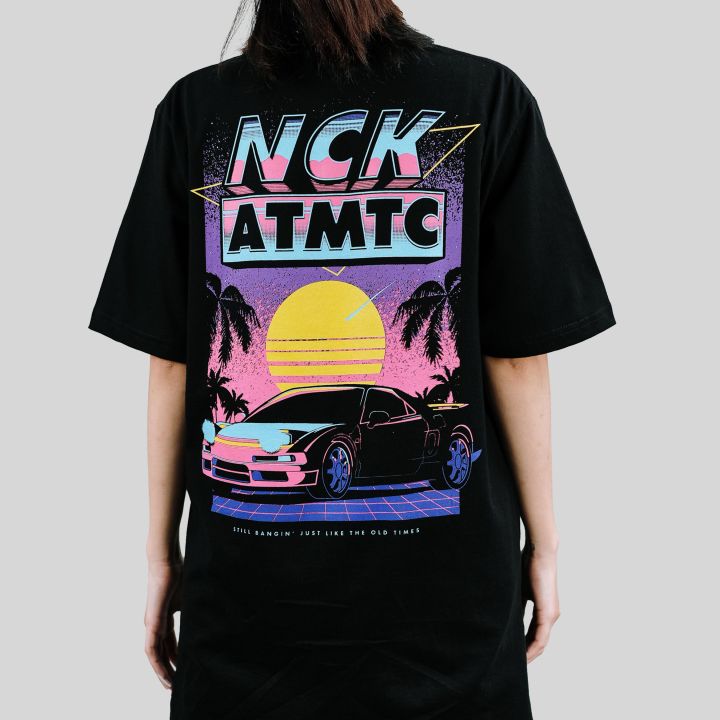 Nick Automatic "Retrowave" Black T-Shirt | Lazada PH