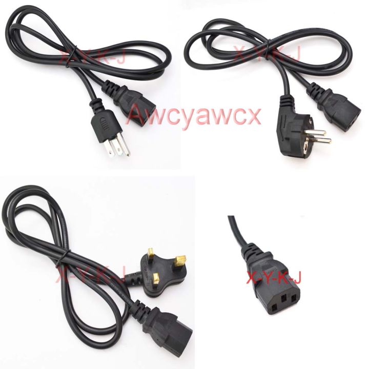 AC 100V-240V DC Power adapter To IEC C13 Kettle Lead Cable 2 3 Pin for ...