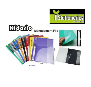 ORIGINAL KIDARIO A4 Size PVC Management File Transparent Cover | Lazada