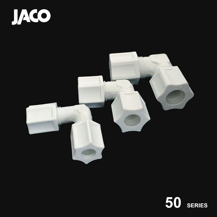 JACO 50 series elbow straight-through plastic joint PP elbow straight ...